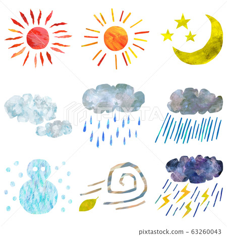 Vector weather mark set - Stock Illustration [63260043] - PIXTA