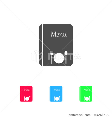 Menu icon flat. - Stock Illustration [63261399] - PIXTA