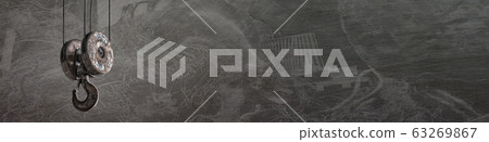 Banner for scrap metal processing site.-插圖素材 [63269867] - PIXTA圖庫