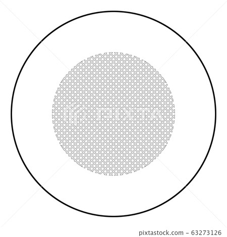 Round filter material icon in circle round - Stock Illustration ...