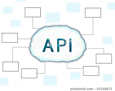 Abstract illustration of IT term "API" - Stock Illustration [63280673 ...