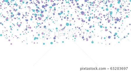Falling color dots. Fun background. Vector. - Stock Illustration [63283697] - PIXTA