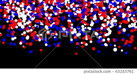 Falling color dots on dark background. Fun pattern - Stock Illustration [63283761] - PIXTA