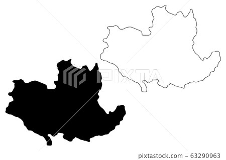 Kolubara District (Republic of Serbia, Districts - Stock Illustration ...