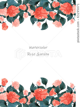 Rose frame - Stock Illustration [63295071] - PIXTA