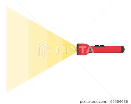 Flashlight illustration - Stock Illustration [63304686] - PIXTA