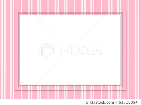 Photo frame stripe background material pink - Stock Illustration ...
