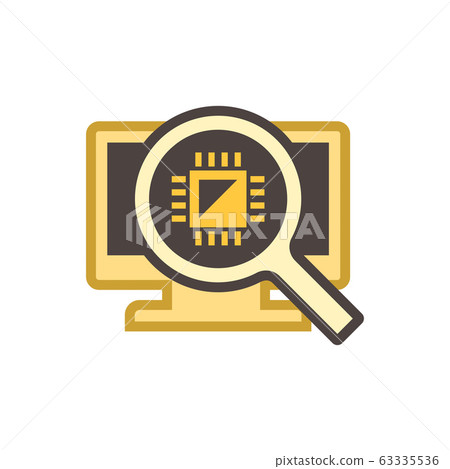 computer test icon - Stock Illustration [63335536] - PIXTA