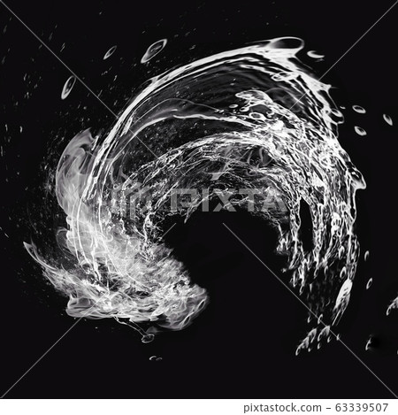 Abstract water vortex - Stock Illustration [63339507] - PIXTA