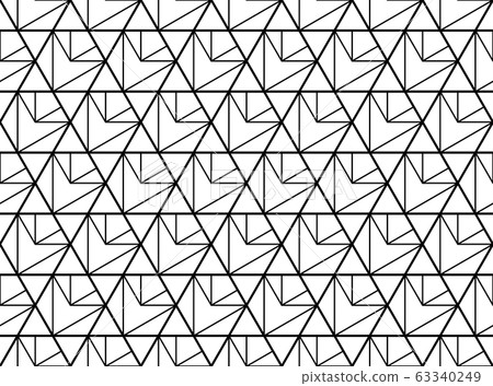 The geometric pattern with lines. Seamless - Stock Illustration ...