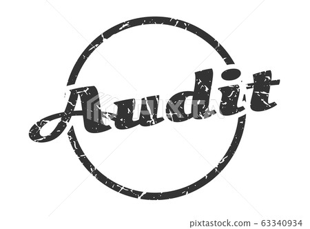 audit sign. audit round vintage grunge stamp. - Stock Illustration ...