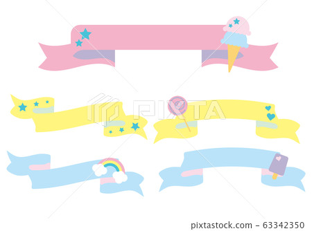 Fairy Tale Ribbon Frame / Decorative Frame Set - Stock Illustration ...