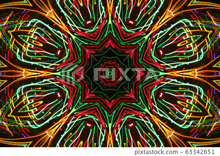 Bright abstract colorful luminous pattern - Stock Illustration ...