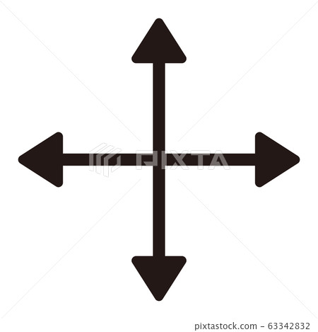 Cross arrow - Stock Illustration [63342832] - PIXTA