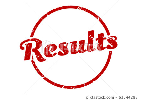 results sign. results round vintage grunge stamp.-插圖素材 [63344285] - PIXTA圖庫
