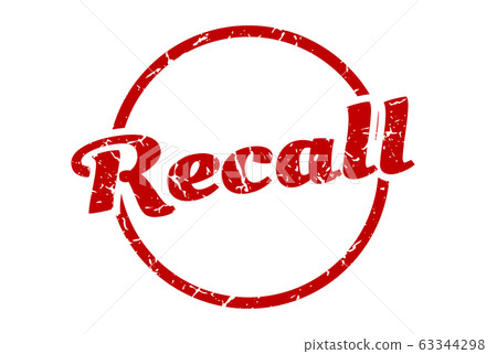 recall sign. recall round vintage grunge stamp. - Stock Illustration ...