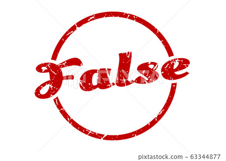 false sign. false round vintage grunge stamp. - Stock Illustration ...