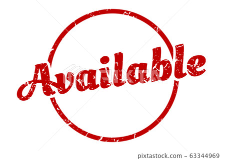 available sign. available round vintage grunge - Stock Illustration ...