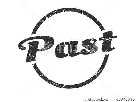 past sign. past round vintage grunge stamp. past - Stock Illustration ...