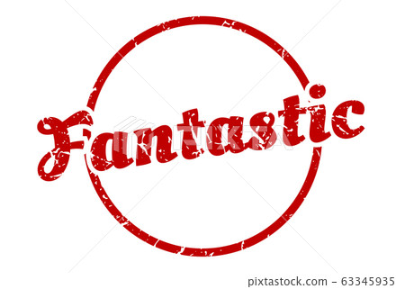 fantastic sign. fantastic round vintage grunge - Stock Illustration ...