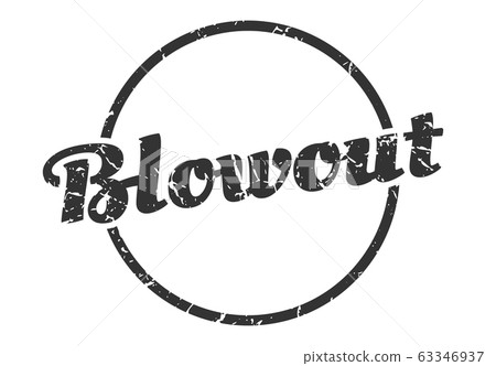 blowout sign. blowout round vintage grunge stamp. - Stock Illustration ...