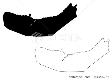 Honiara City (Solomon Islands, Guadalcanal) map - Stock Illustration ...