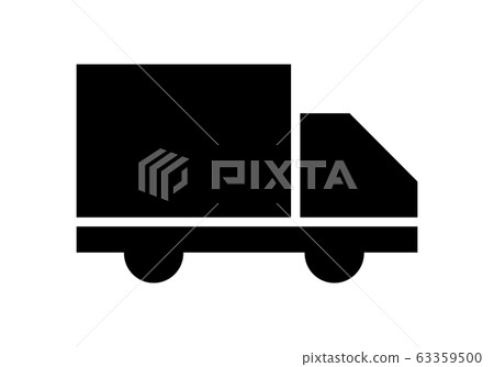 Fast moving shipping delivery truck vector icon... - Stock Illustration ...