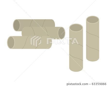 Illustration of toilet paper core - Stock Illustration [63359866] - PIXTA