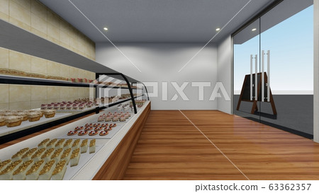 Cake shop no people illustration 13 - Stock Illustration [63362357] - PIXTA