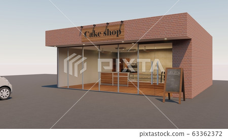 Cake shop no people illustration 22 - Stock Illustration [63362372] - PIXTA
