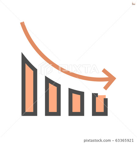 Increase decrease and arrow vector icon, 48x48 - Stock Illustration ...