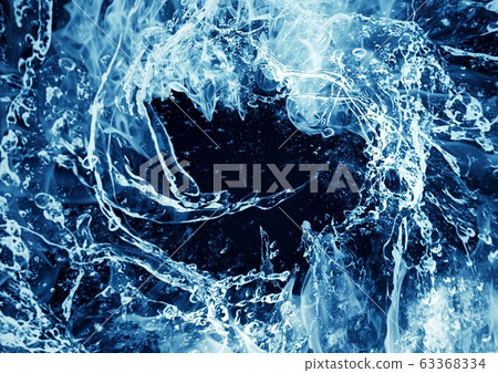 Abstract water vortex - Stock Illustration [63368334] - PIXTA