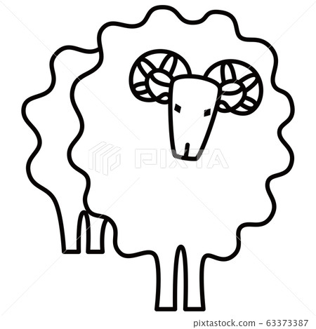 Undrawn line drawing - Stock Illustration [63373387] - PIXTA