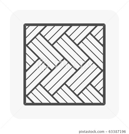 Wood floor icon - Stock Illustration [63387196] - PIXTA