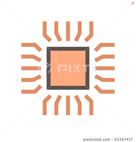 Micro_Chip_102_48x48_Red-01 [Converted].eps - Stock Illustration ...