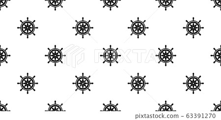 helm seamless pattern rope anchor vector boat... - Stock Illustration ...