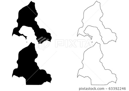 Resen Municipality (Republic of North Macedonia, - Stock Illustration ...