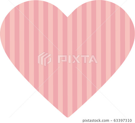 Heart stripe pattern - Stock Illustration [63397310] - PIXTA