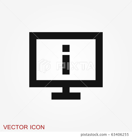 Information icon, vector symbol used for - Stock Illustration [63406255 ...