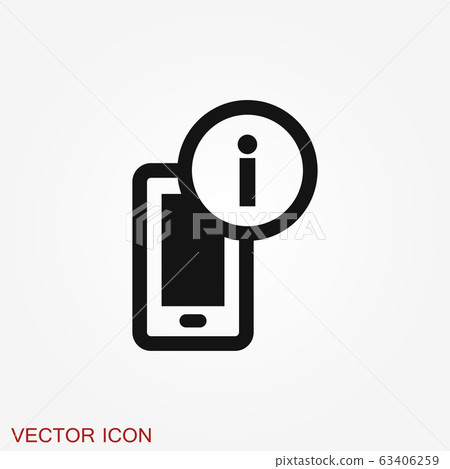 Information icon, vector symbol used for - Stock Illustration [63406259 ...