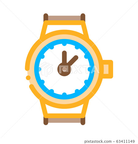 Swiss Watches Icon Vector Outline Illustration - Stock Illustration ...
