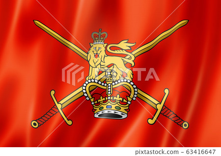 British Army flag, UK-插圖素材 [63416647] - PIXTA圖庫