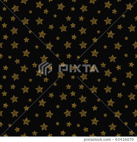 Seamless texture with stars - background - Stock Illustration [63416870 ...