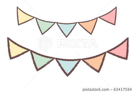 5 sets of 5 flags - Stock Illustration [63417584] - PIXTA