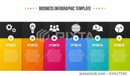 Company milestone with business icons - Stock Illustration [63417595 ...