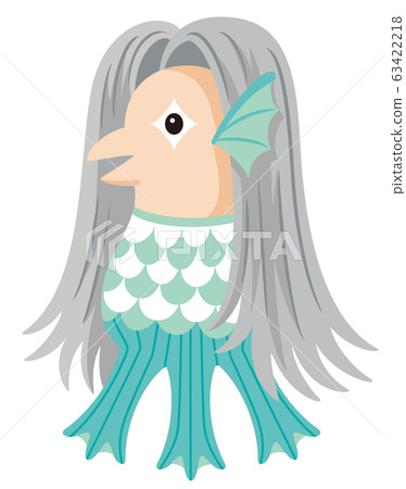 Illustration of amabie (color) - Stock Illustration [63422218] - PIXTA