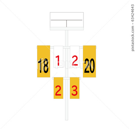 Badminton scoring board - Stock Illustration [63424643] - PIXTA
