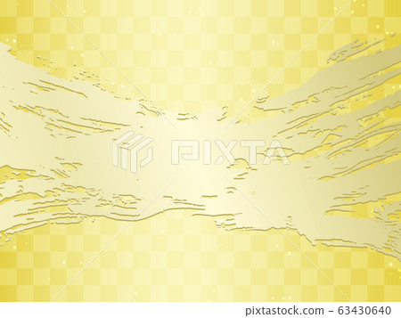 Gold handwriting Japanese style background 1 - Stock Illustration ...