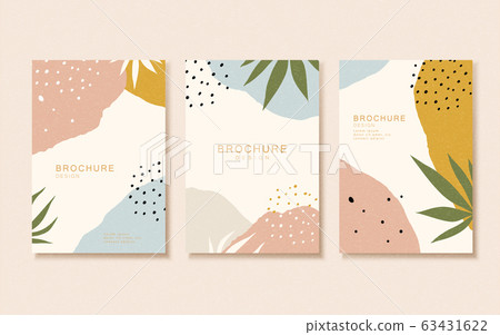 Abstract pastel color flyer - Stock Illustration [63431622] - PIXTA