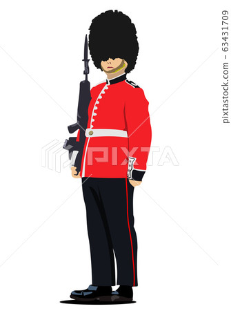 London guard. Vector illustration-插圖素材 [63431709] - PIXTA圖庫